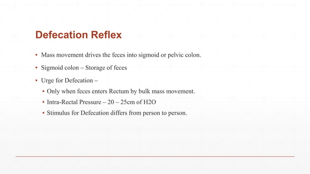 MICTURITION AND DEFECATION REFLEXES.pptx | Digestive Disorders ...
