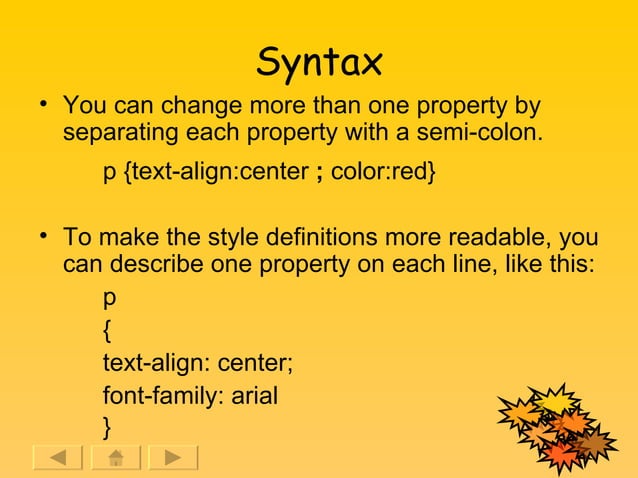 Cascading Style Sheets Ppt