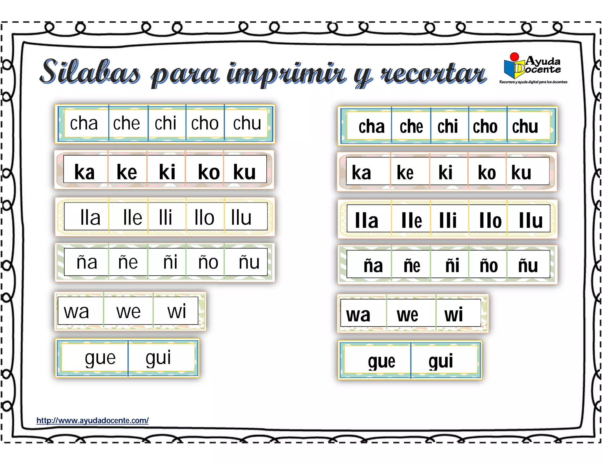 Mi cuadernillo de silabas | PDF