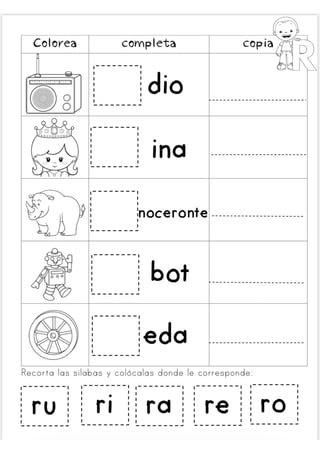 Mi cuadernillo de_silabas | PDF