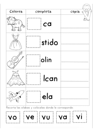 Mi cuadernillo de_silabas | PDF
