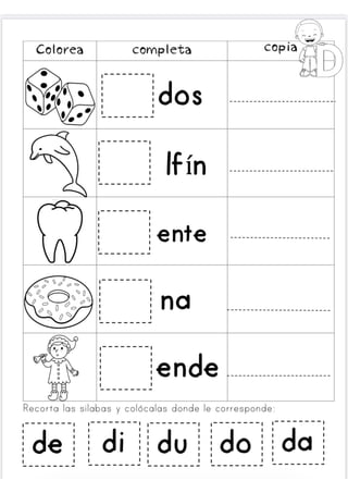 Mi cuadernillo de_silabas | PDF