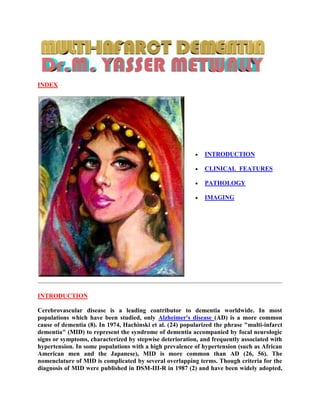 Topic of the month: Radiological pathology of multi-infarct dementia | PDF