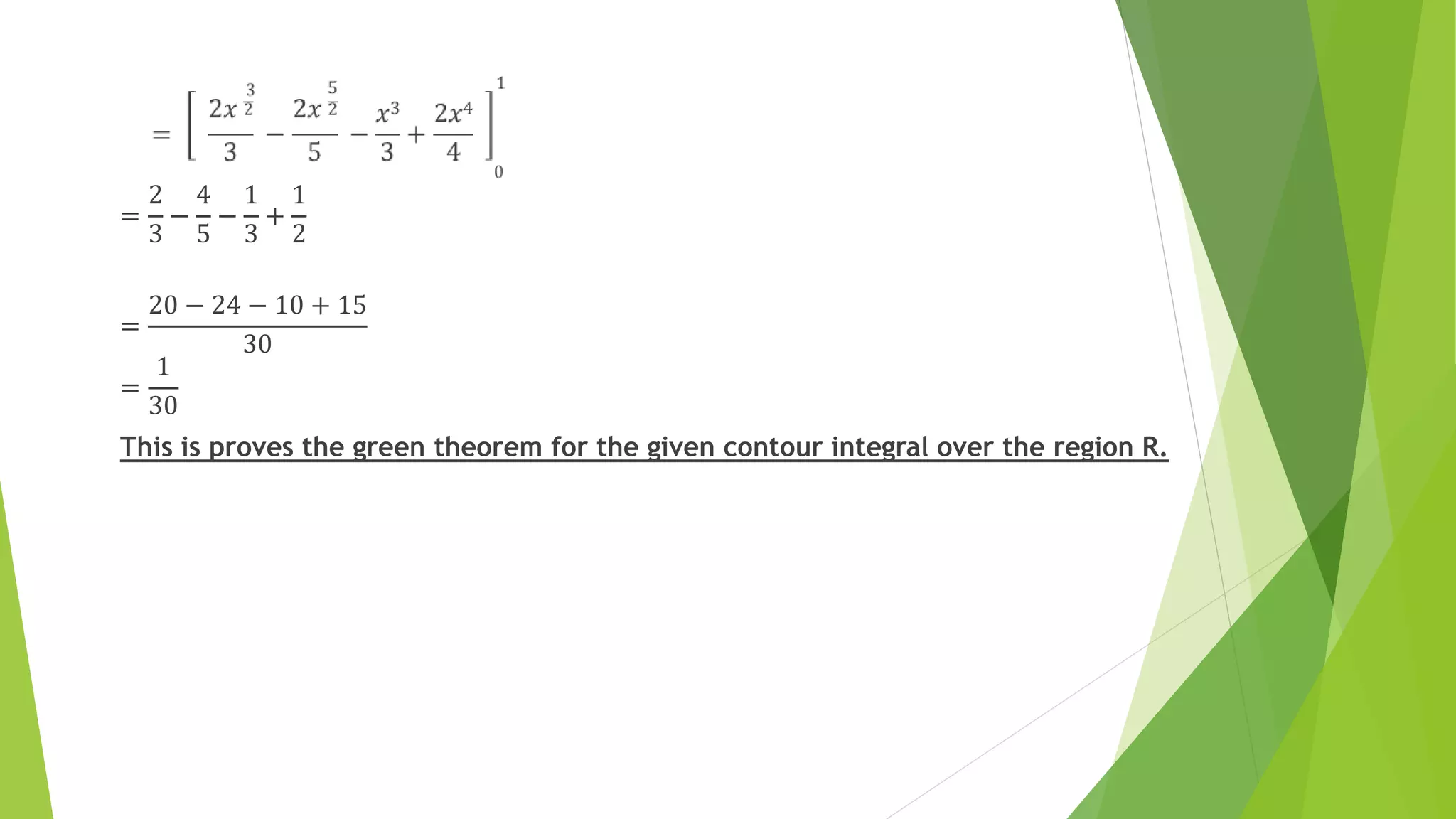 Green Theorem | PPTX