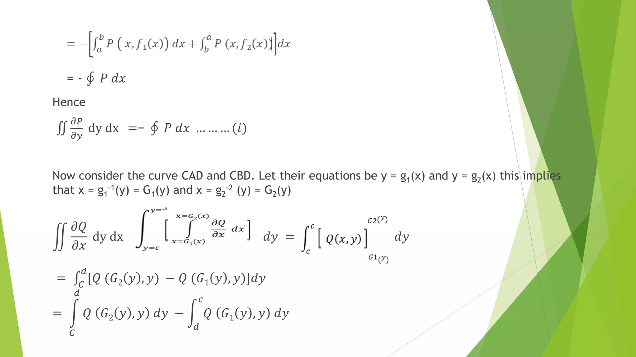 Green Theorem | PPTX