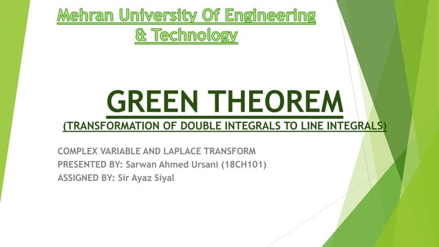 Green Theorem | PPTX