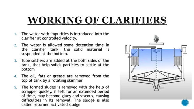 Thickner and clarifiers | PPTX | Chemistry | Science