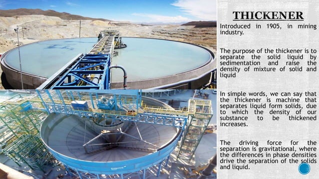 Thickner and clarifiers | PPTX | Chemistry | Science