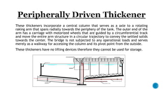Thickner and clarifiers | PPTX