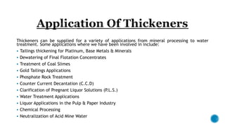 Thickner and clarifiers | PPTX