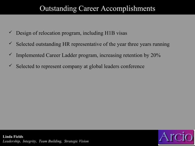 An interview presentation thaty lands mid-level jobs | PPT