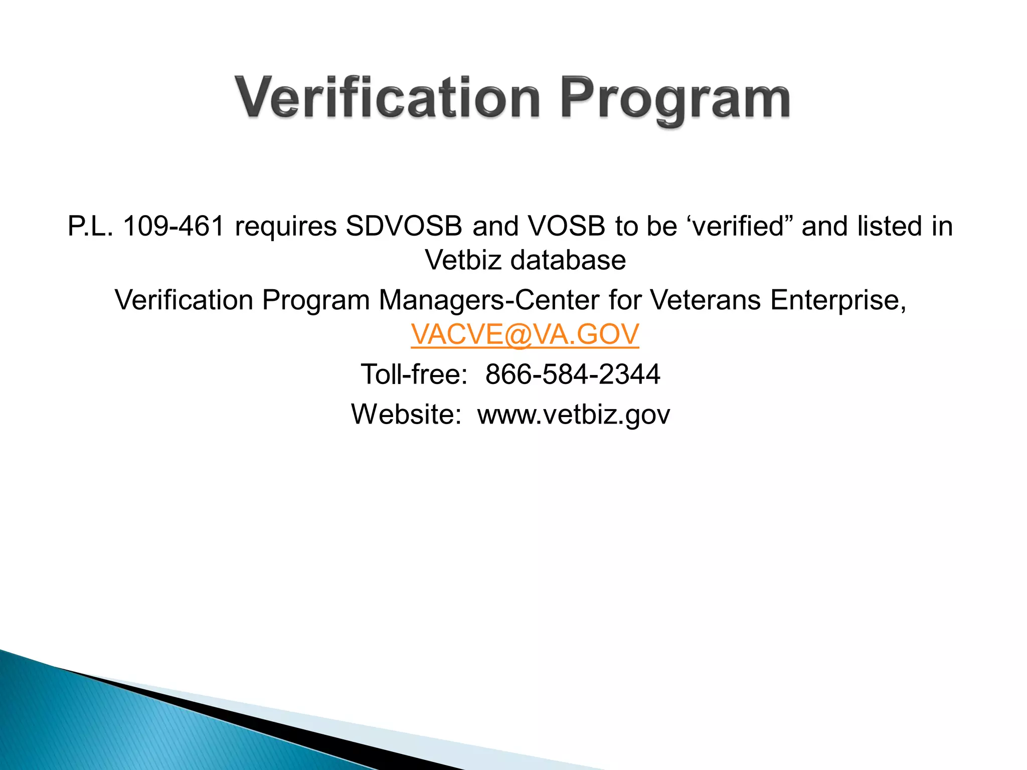 Veterans Affairs Presentation | PDF