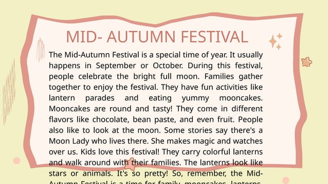 games and voacbulary for Mid Autumn festival ppt | PPT
