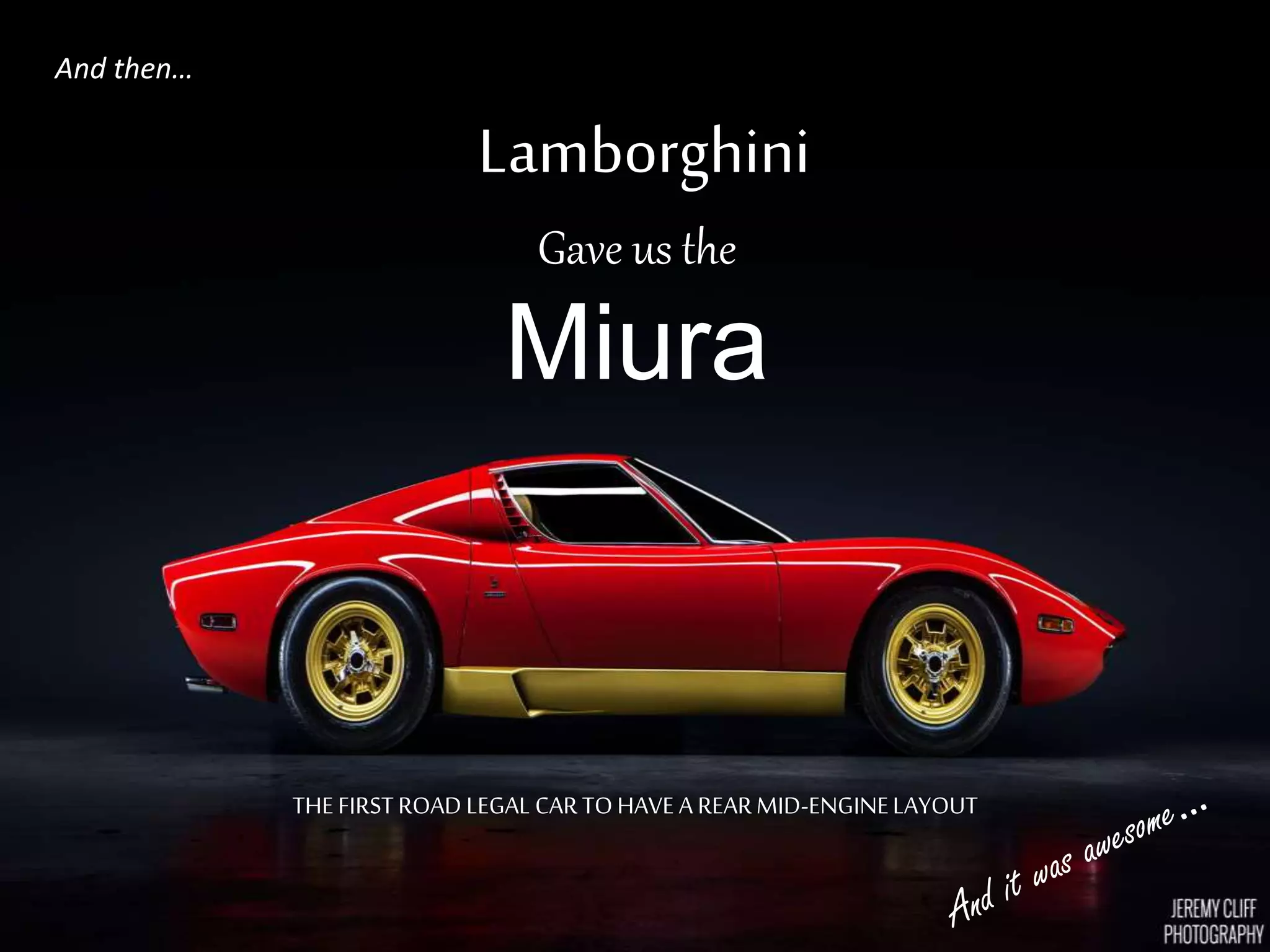 Mid engine cars | PPTX