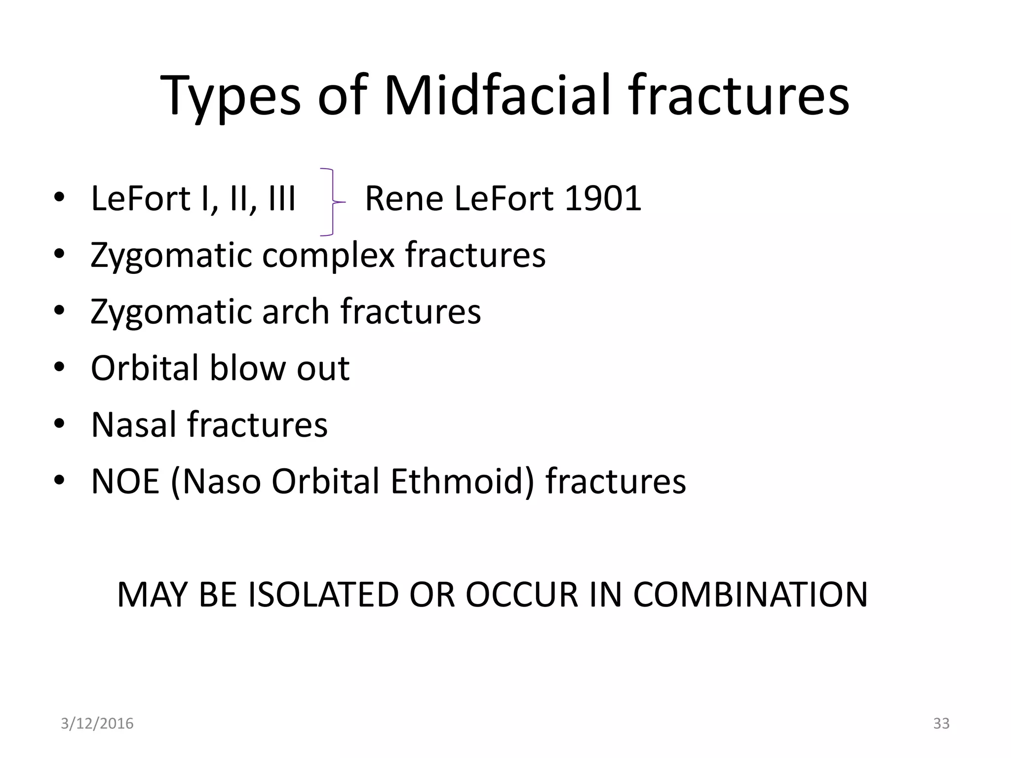Mid facial fractures and their management | PPTX