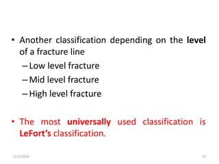 Mid facial fractures and their management | PPTX