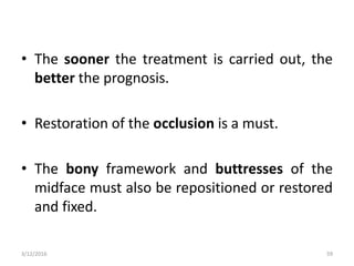 Mid facial fractures and their management | PPTX