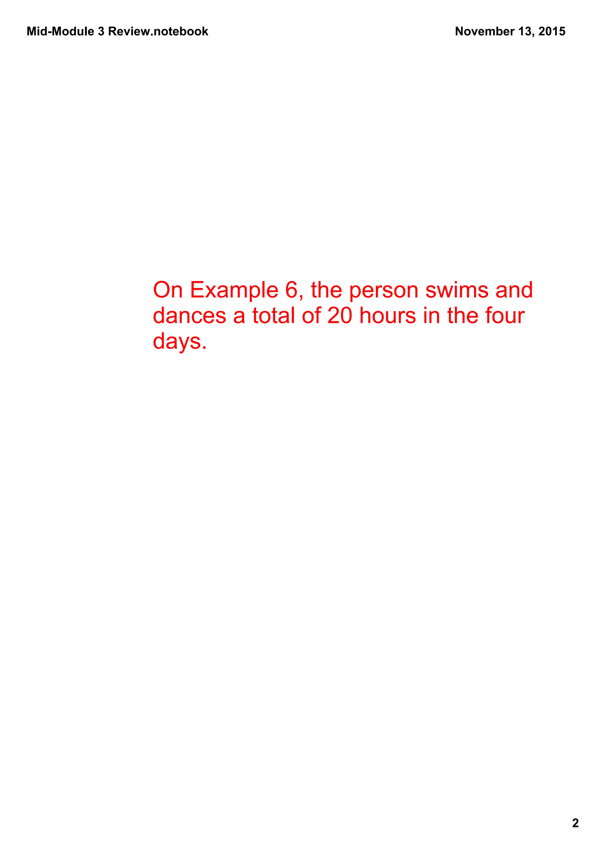 Mid module 3 review | PDF