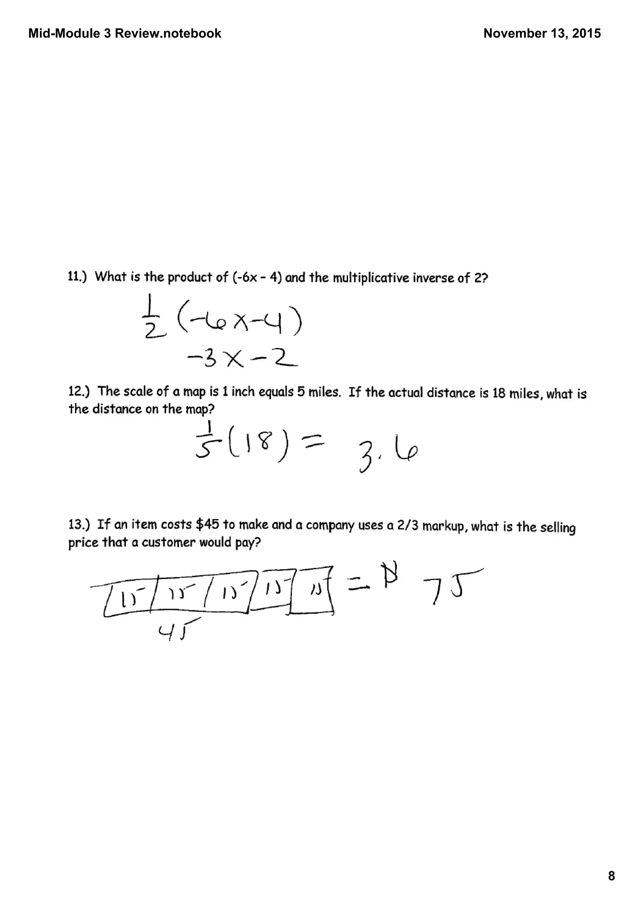 Mid module 3 review | PDF