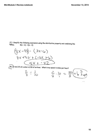 Mid module 3 review | PDF