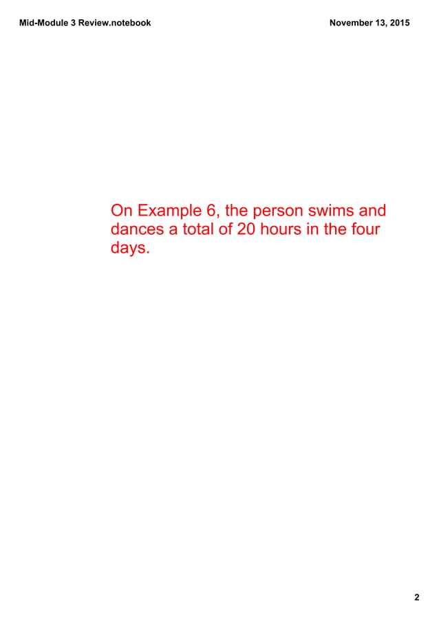 Mid module 3 review | PDF