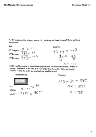 Mid module 3 review | PDF