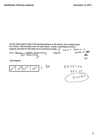 Mid module 3 review | PDF