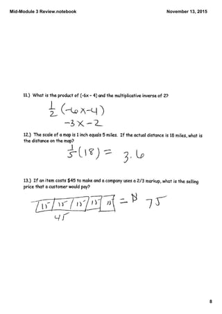 Mid module 3 review | PDF