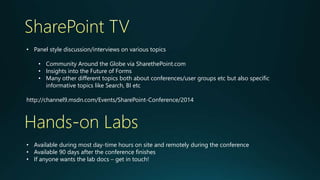 SharePoint Conference 2014 wrap-up | PPT