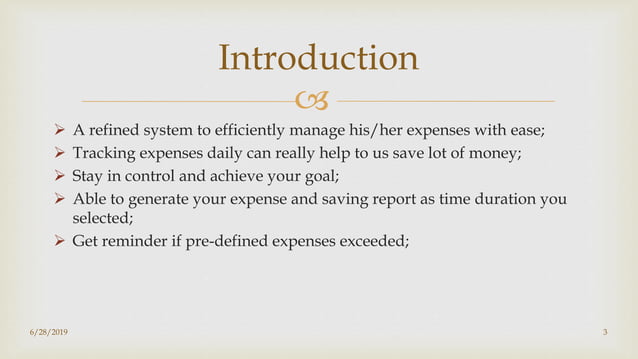 Daily Expense Tracker | PPTX