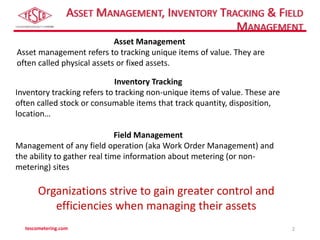 TESCO Meter Manager and Field Client Overview | PPTX
