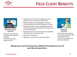 TESCO Meter Manager and Field Client Overview | PPTX