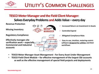 TESCO Meter Manager and Field Client Overview | PPTX