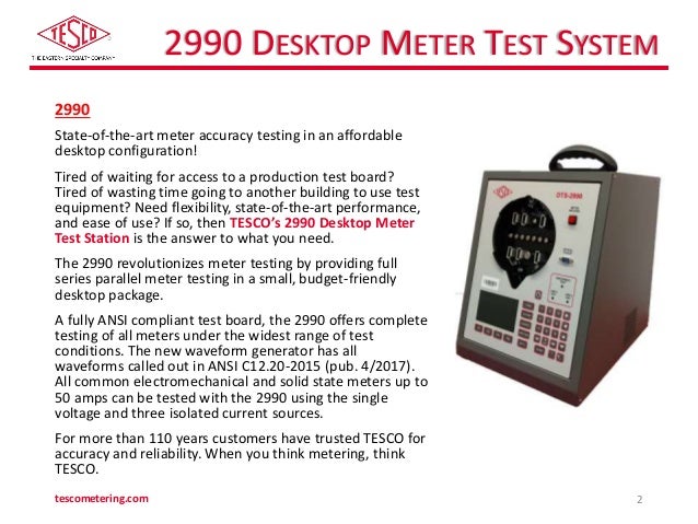 TESCO Test Equipment | PPT