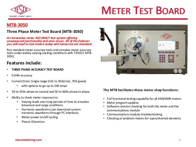 TESCO Test Equipment | PPT