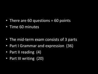 Mid term review | PPT