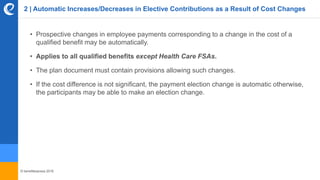 Mid-Year Election Changes Under Cafeteria Plans | PDF