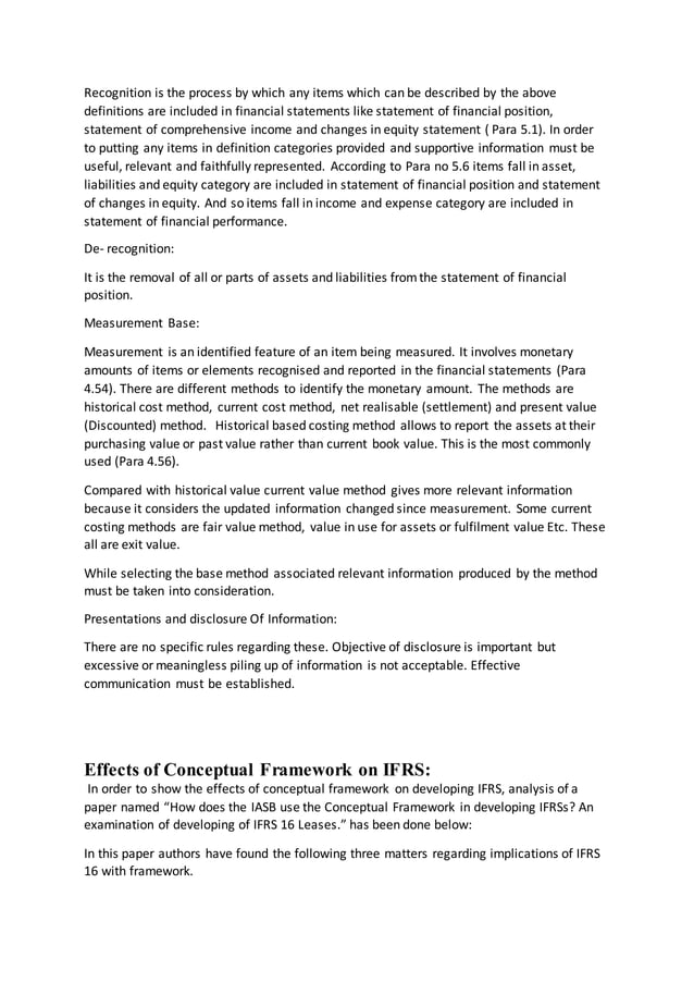 CHAPTER 1: IAS, IAS STANDARD, IAS ADAPTION, CONCEPTUAL FRAMEWORK AND ...