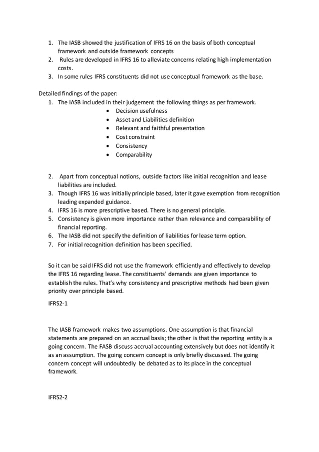 CHAPTER 1: IAS, IAS STANDARD, IAS ADAPTION, CONCEPTUAL FRAMEWORK AND ...