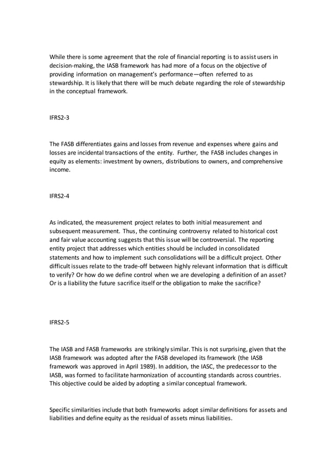 CHAPTER 1: IAS, IAS STANDARD, IAS ADAPTION, CONCEPTUAL FRAMEWORK AND ...