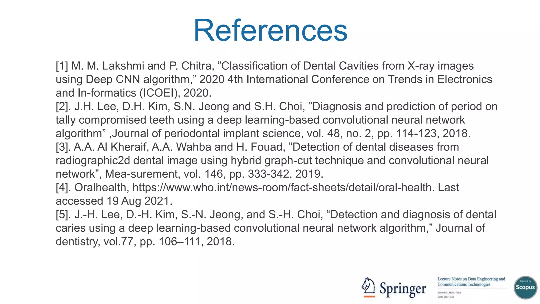 Object Detection on Dental X-ray Images using R-CNN | PPTX
