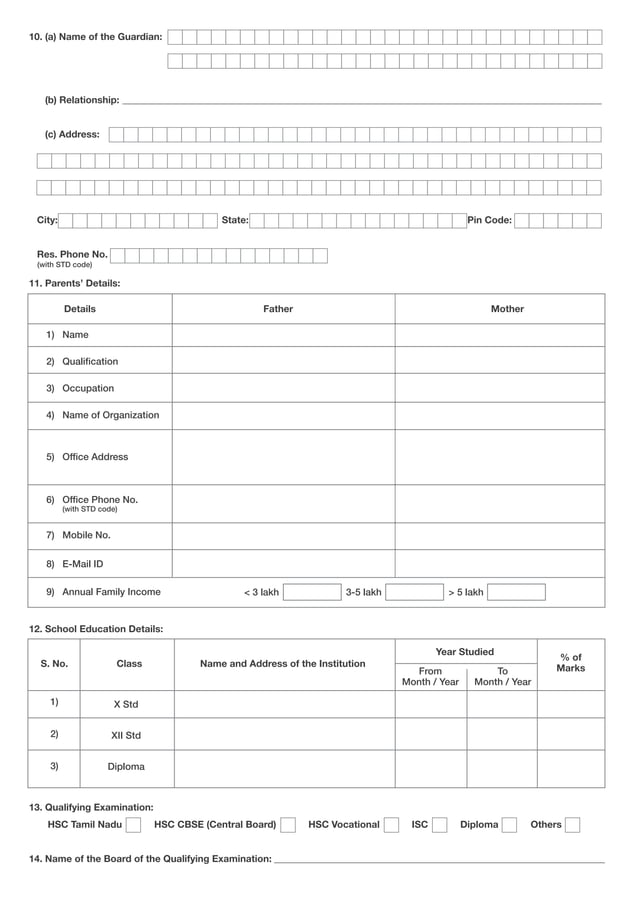 MIDAS application-form | PDF