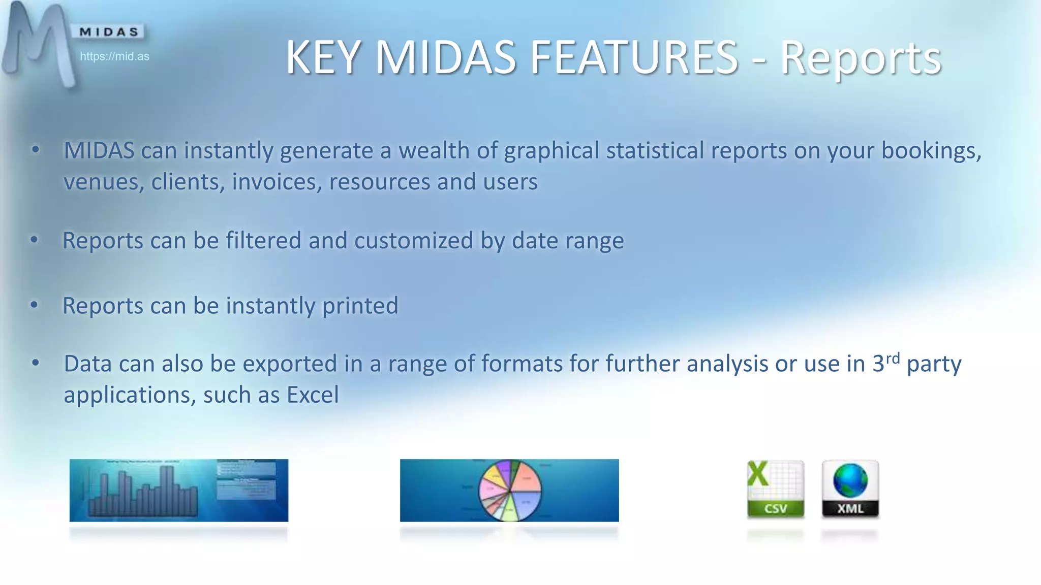 Overview of MIDAS Room Booking Software | PPT