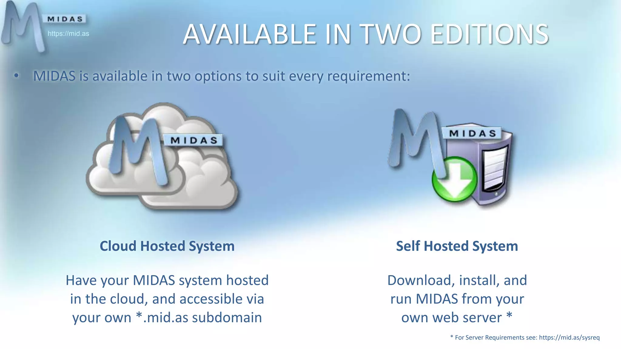 Overview of MIDAS Room Booking Software | PPT