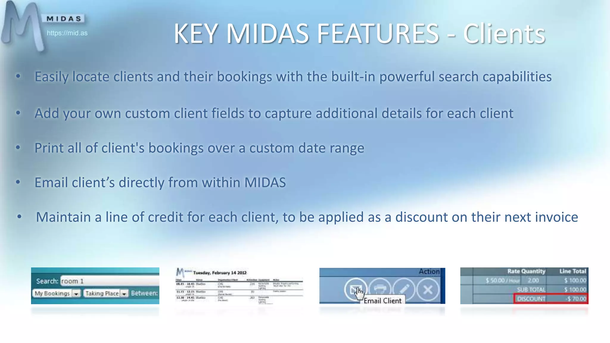 Overview of MIDAS Room Booking Software | PPT