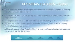 Overview of MIDAS Room Booking Software | PPT