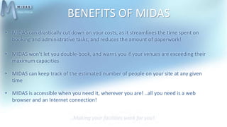 Overview of MIDAS Room Booking Software | PPT