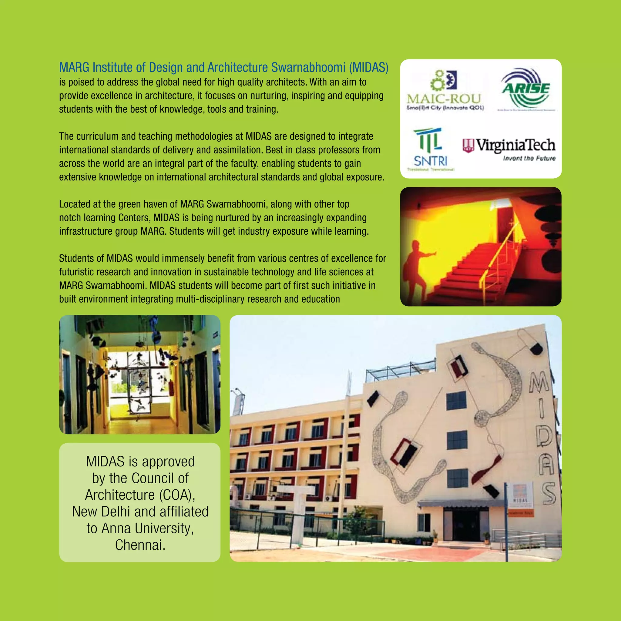 MIDAS brochure 2013 | PDF | College Education | Education