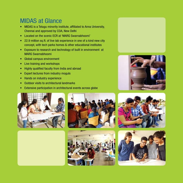 MIDAS brochure 2013 | PDF | College Education | Education