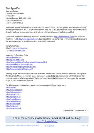 Browser Performance Tests - Internet Explorer 11 vs Firefox 25 vs ...